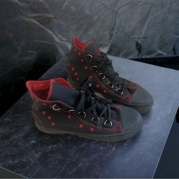 Demonia | Shoes | New Demonia Deviant 5 Black High Top Sneakers ...